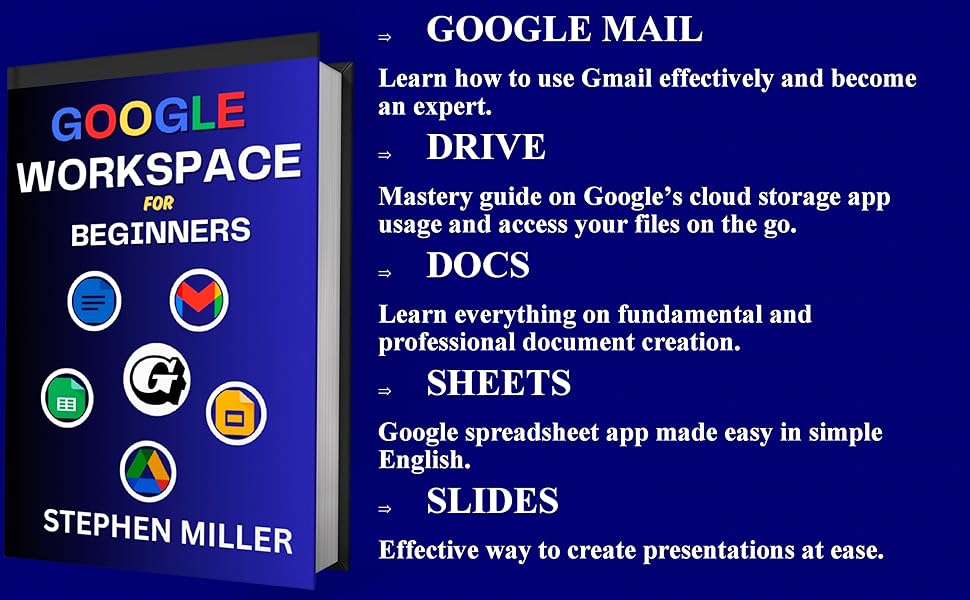 Amazon.com: GOOGLE WORKSPACE FOR BEGINNERS: A Complete Mastery Guide on G Suite Apps with Clear ...