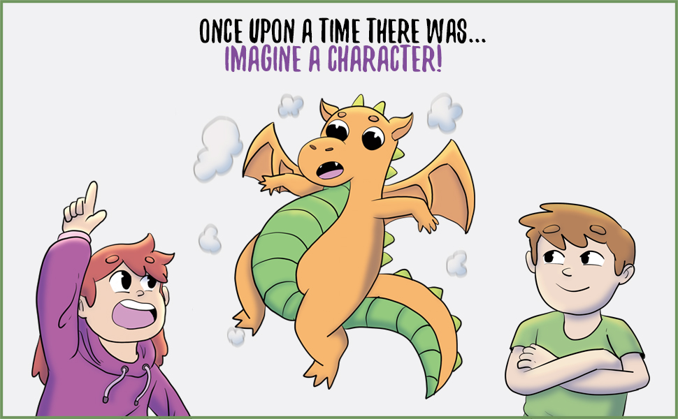 Amazon.com: Let's Write a Story (About a Rollerblading Dragon ...