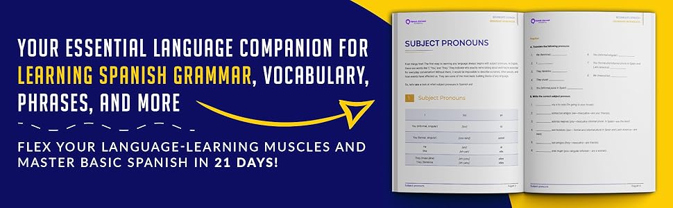 Learn Spanish: Grammar Workbook for Adult Beginners: Speak Spanish in ...