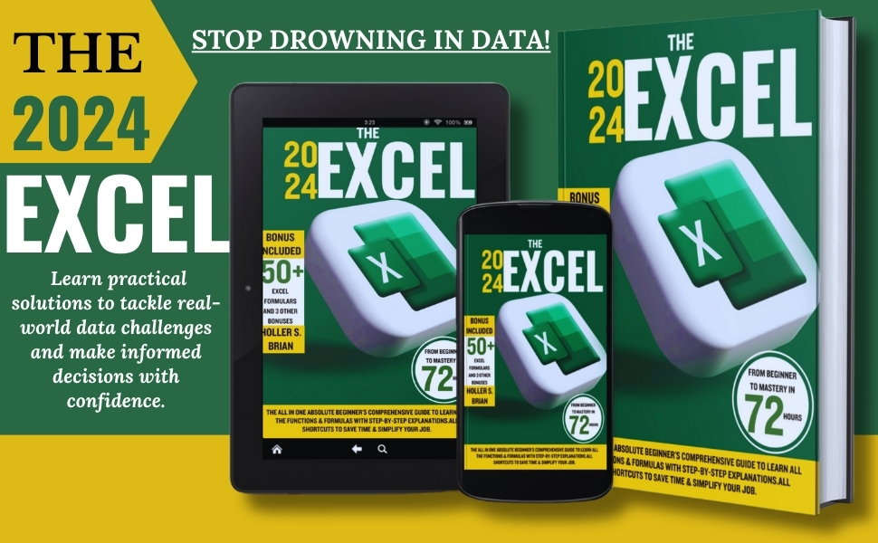 Amazon.com: THE 2024 EXCEL : The All In One Absolute Beginner's Comprehensive Guide to Learn All ...