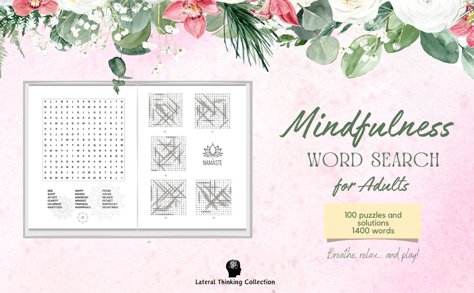 Mindfulness Word Search: Calming and Inspirational Word Search Puzzles ...
