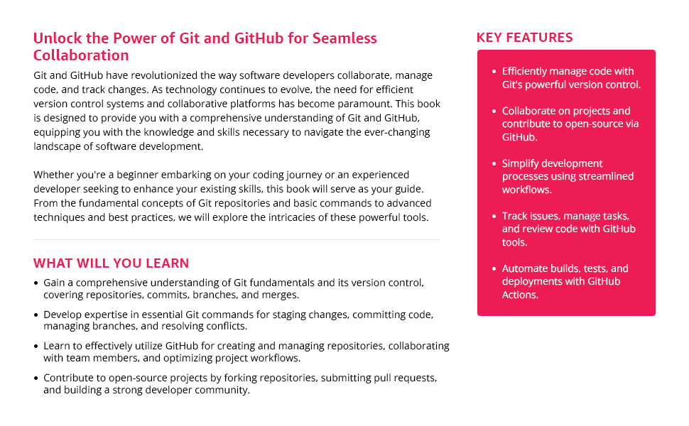 Ultimate Git and GitHub for Modern Software Development: Unlock the Power of Git and GitHub ...
