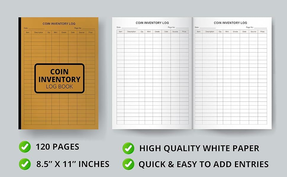 Coin Collecting Inventory Sheets at Chloe Bergman blog