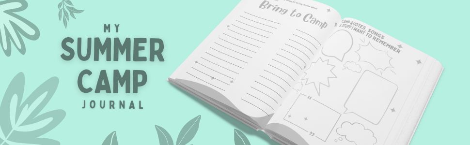 My Summer Camp Journal: A Summer Camp Journal for Girls & Boys with ...