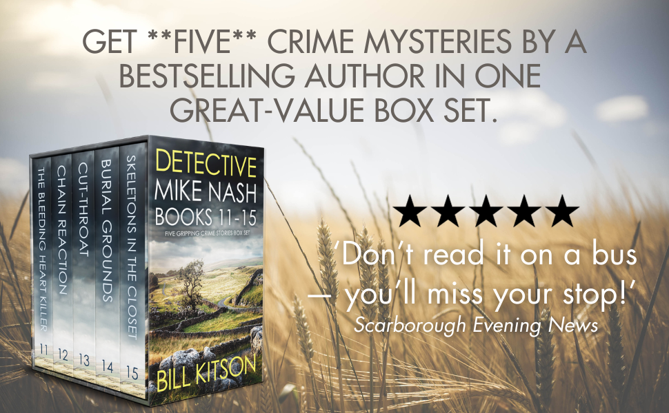 DETECTIVE MIKE NASH BOOKS 11–15 five gripping crime stories box set (Yorkshire Crime Mysteries ...