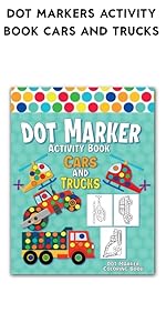 Dot Marker Activity Book Vehicles: Cars, Train, Trucks Dot Marker Book ...