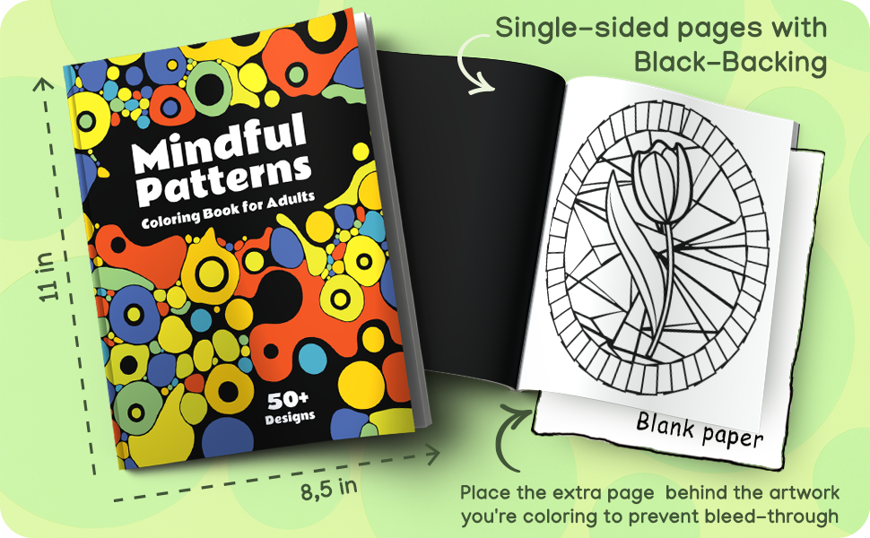 Amazon.com: Mindful Patterns Coloring Book for Adults: Discover 50 ...