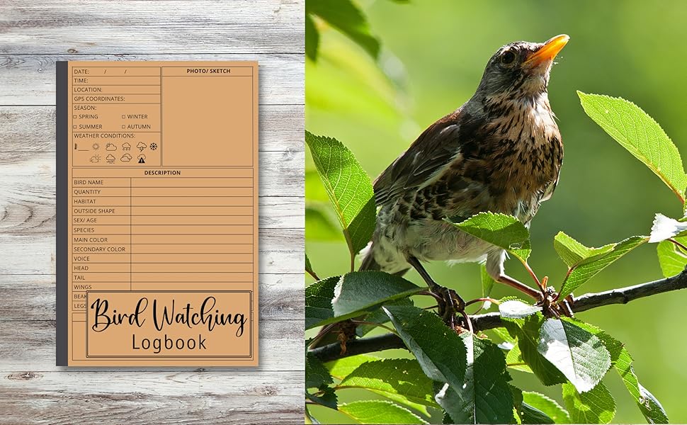 Bird Watching Logbook: A Journal to Record Birding Adventures: Markle, Emma: Amazon.com: Books