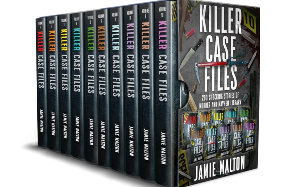 Amazon.com: Killer Case Files: 200 Shocking Stories of Murder and Mayhem Library eBook : Malton ...