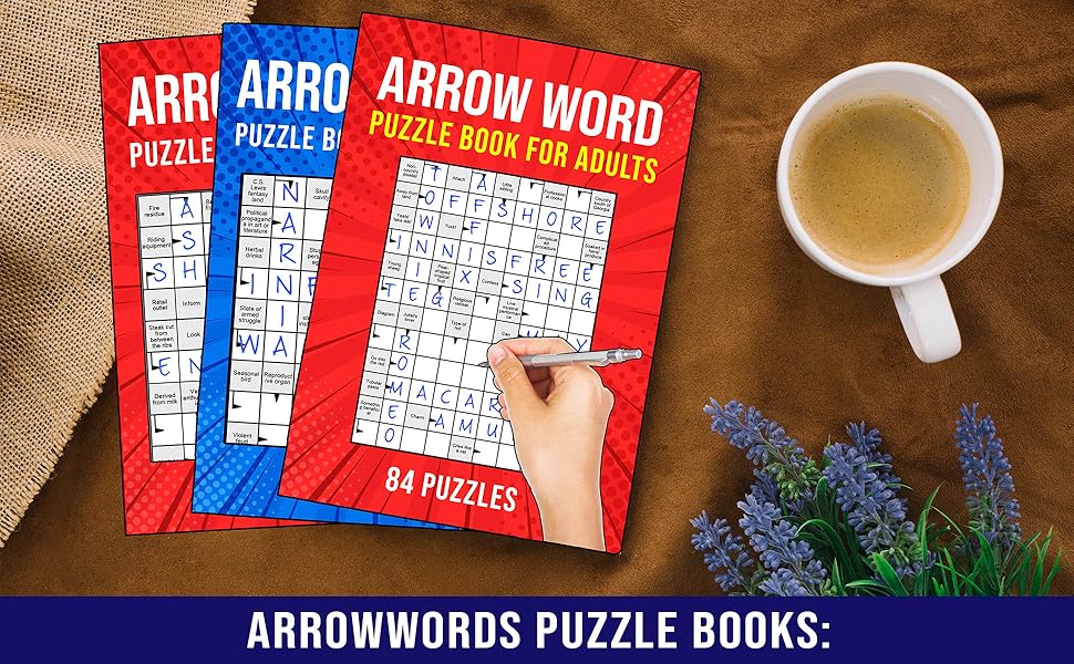 Arrow Words Puzzle Book for Adults: Arrowwords Crossword Activity Book | 84 Puzzles UK: Amazon ...
