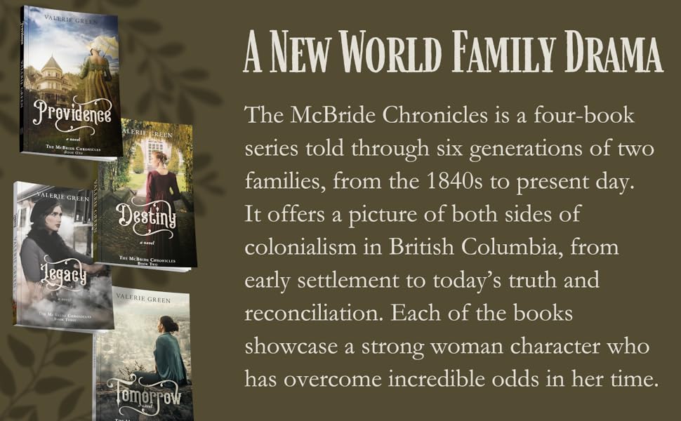 Amazon.com: Legacy: A Novel (The McBride Chronicles): 9780888397669: Green, Valerie: Books