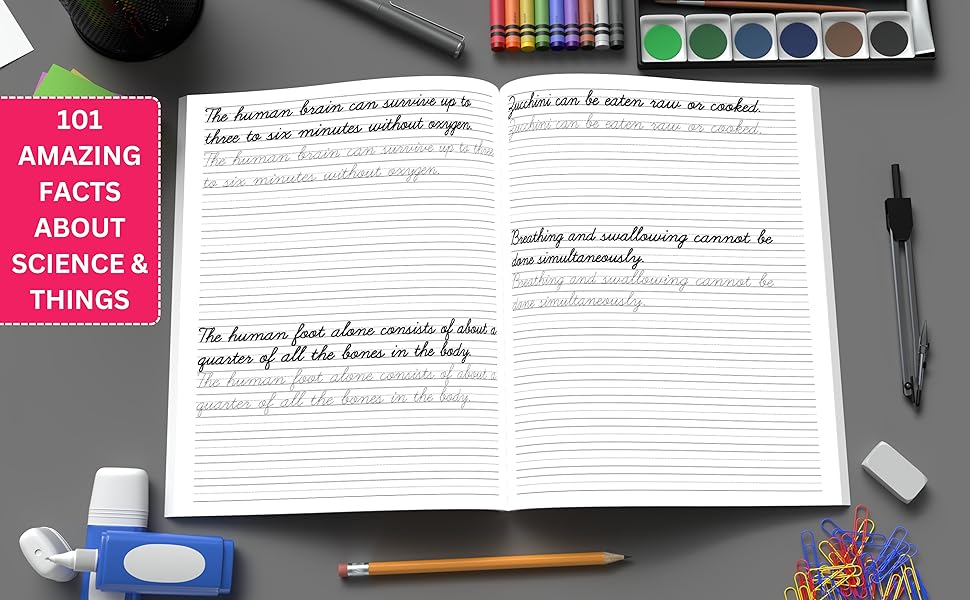 Cursive Workbook for Kids Ages 8-12: Handwriting Practice Book to Master Letters, Words ...