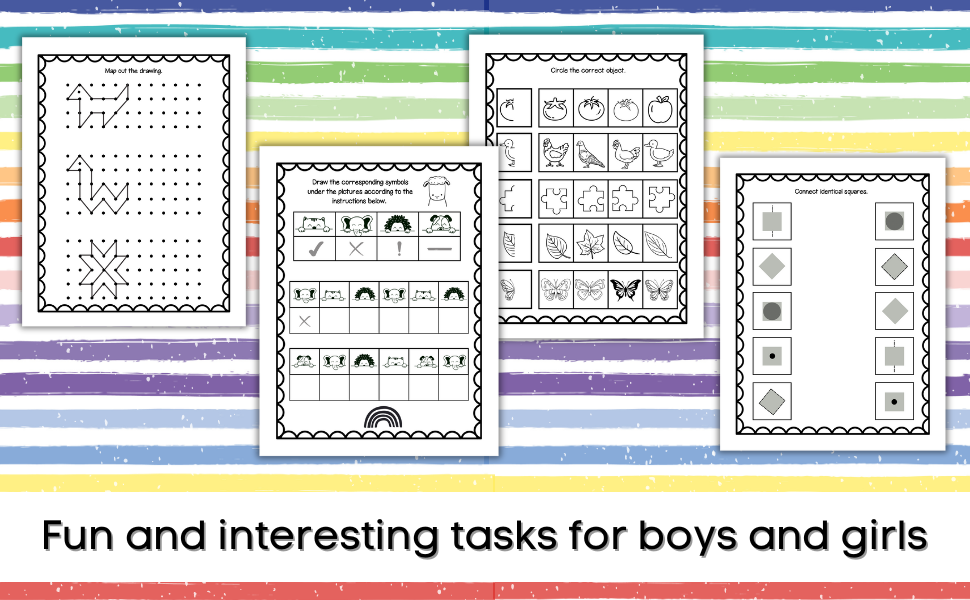 Visual Tracking Workbook for Kids Ages 6+: 100 Exercises to Practice Visual Perception, Scanning ...