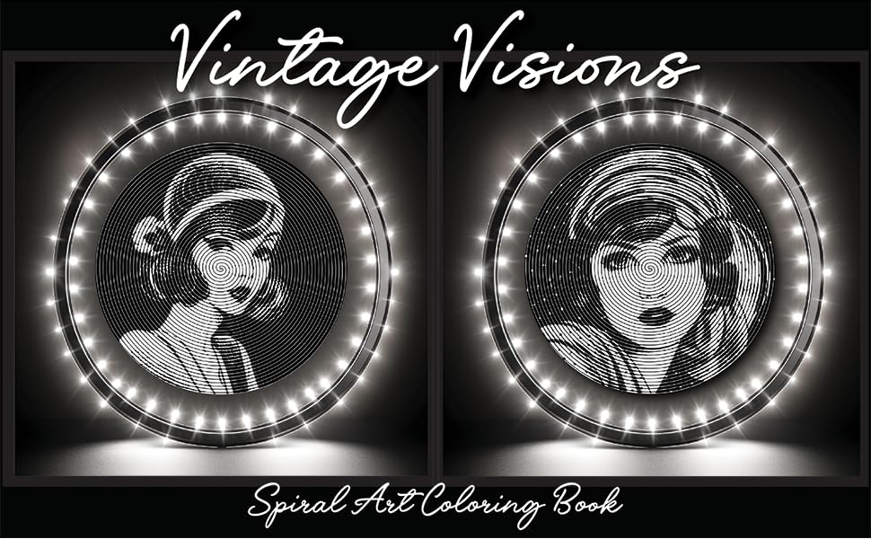 Amazon.com: Vintage Visions: Spiraling Through Time With 25 Aesthetic Spiral Portraits, Retro ...