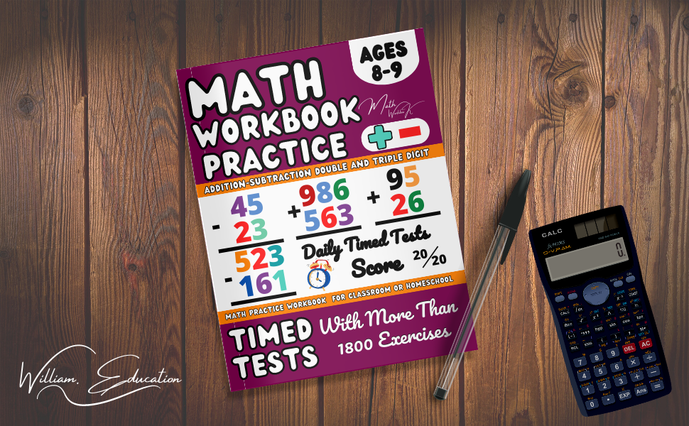 Maths Book for 8-9 Year Olds, KS2 - Year 4 (Ages 8-9) Addition and ...