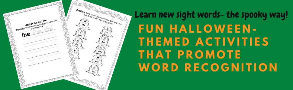 Halloween Sight Words: Learn 31 Sight Words by doing Fun Halloween ...