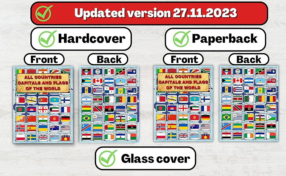 All Countries, Capitals and Flags of the World: A Colorful Guide of all Country Flags, Facts and ...