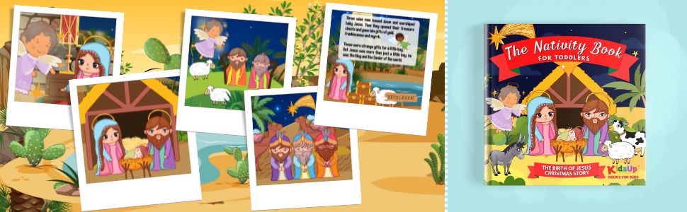 Amazon.com: The Nativity Book for Toddlers: The Birth of Jesus ...