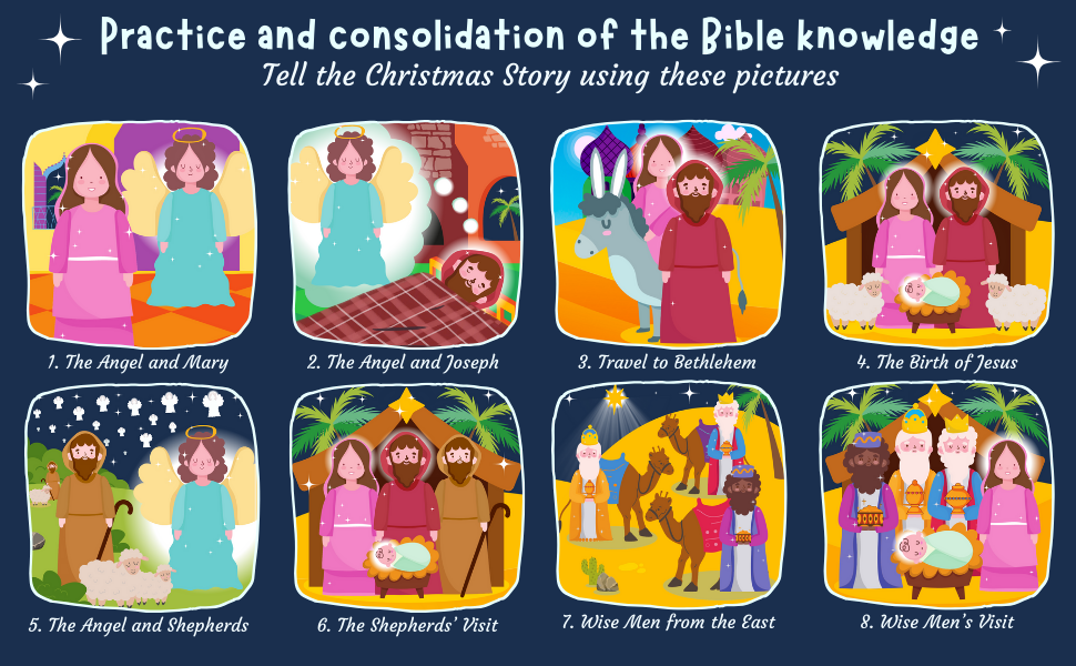 Amazon.com: The Nativity Story Directly from the Bible: The Birth of ...