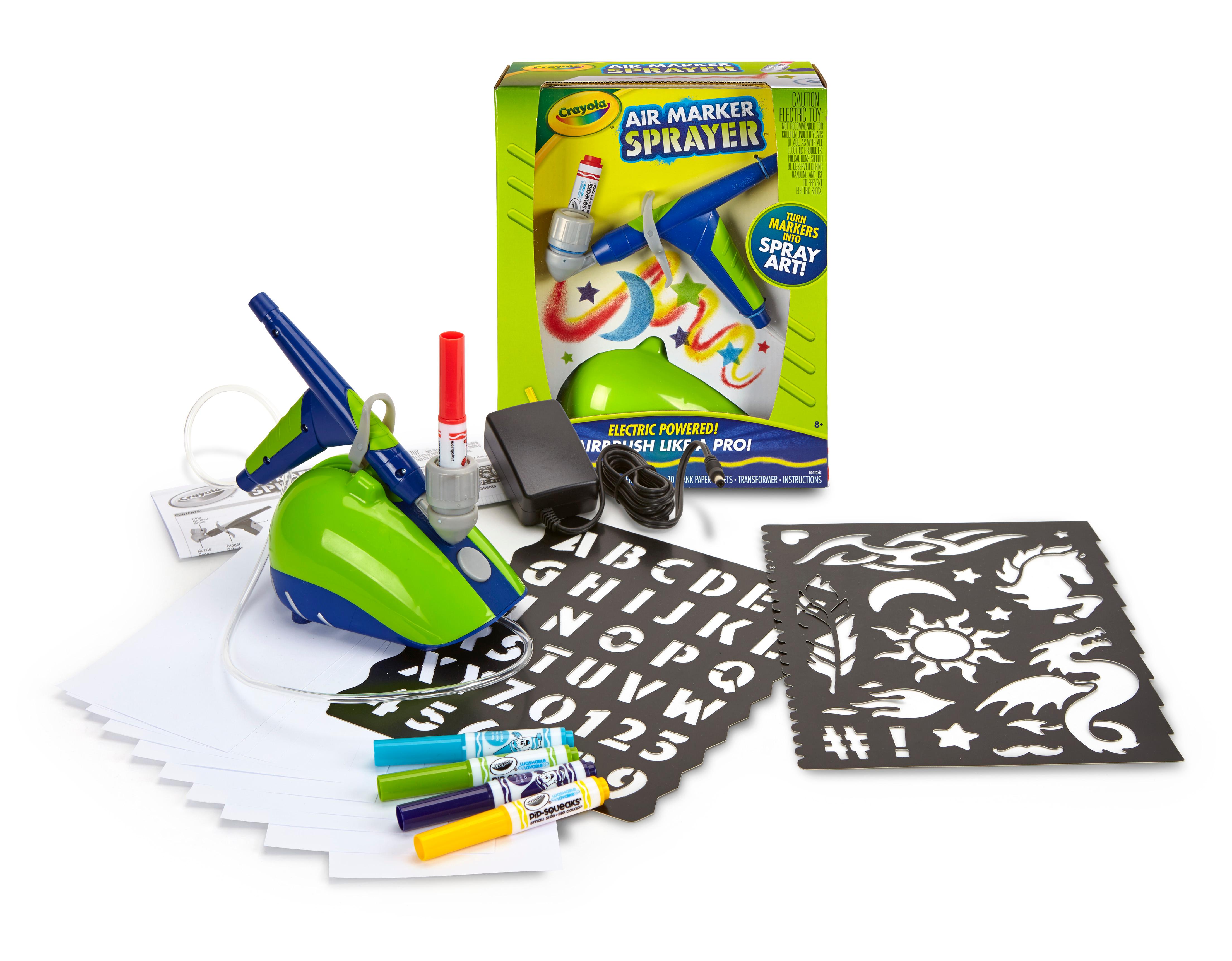 Crayola Air Marker Sprayer, Marker Art Tool, Turn Markers Into Spray ...