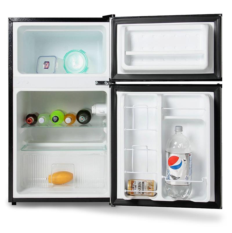 Midea WHD-113FB1 Compact Reversible Double Door Refrigerator and ...