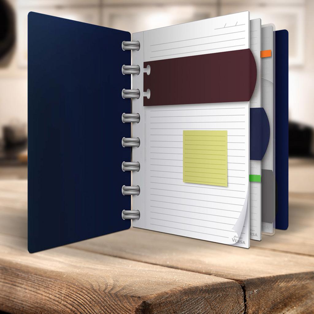 Ampad Versa 6X9 Spiral Notebook Wide Ruled Paper Navy 25 635 Ampad Versa 6X9 Spiral Notebook Wide Ruled Paper Navy 25 635