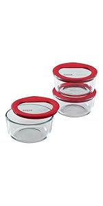 Buy Pyrex Glass Measuring Cup Set (3-Piece, Microwave and Oven Safe ...