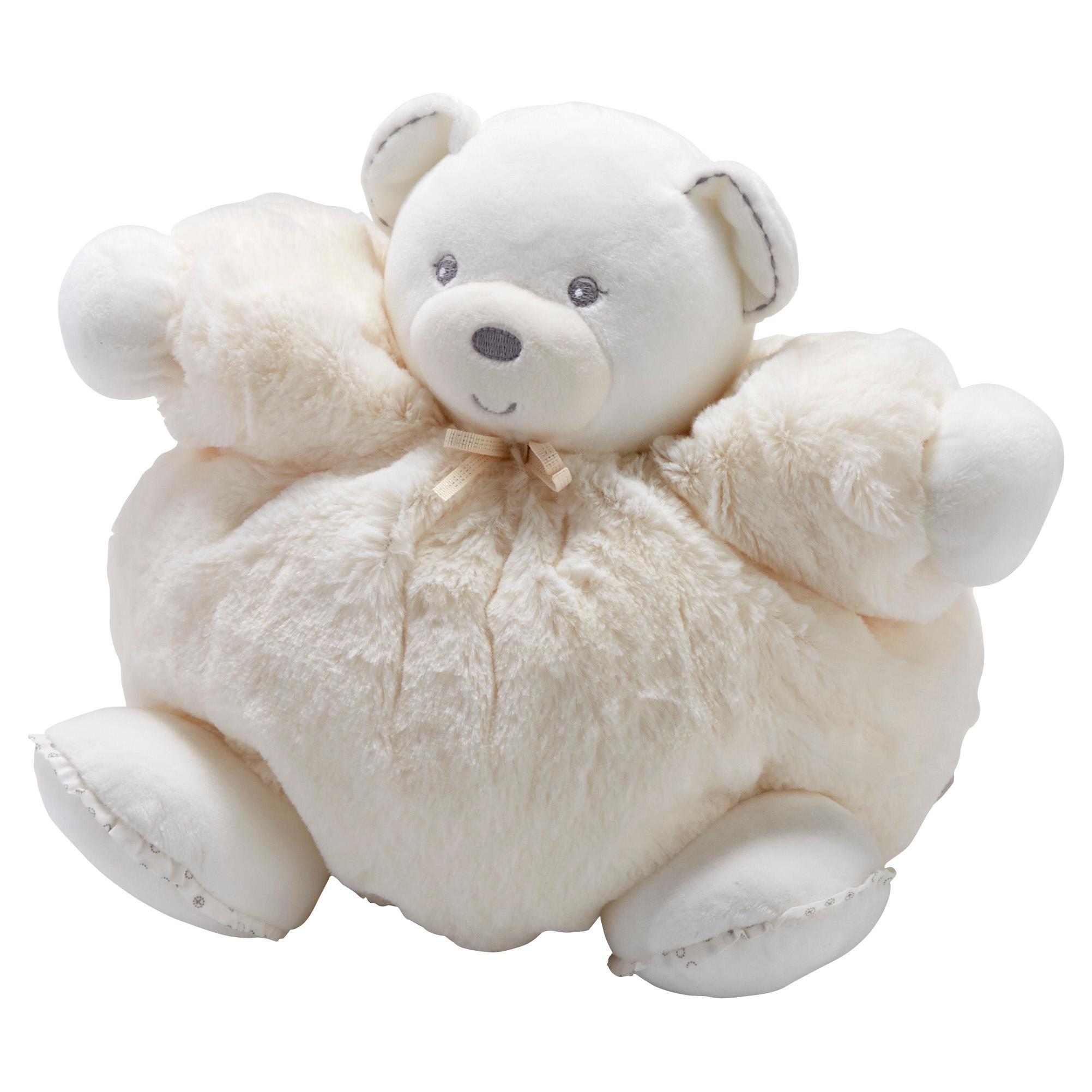 Amazon.com: Kaloo Perle Super Soft Newborn-Safe 12” Creme Bear Stuffed ...