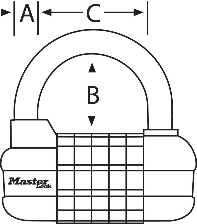 Master Lock 1534D Password Plus Combination Lock - Padlocks - Amazon.com