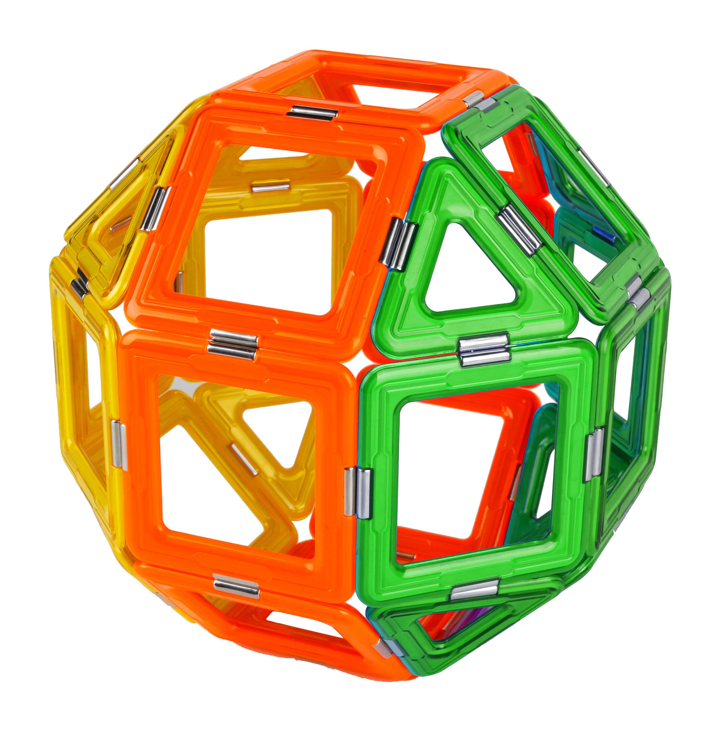Amazon.com: GeoSmart GeoSphere 31-Piece GeoMagnetic STEM Building Set ...