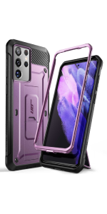 Amazon.com: SUPCASE for Samsung Galaxy S21 Ultra Case with Stand (Unicorn Beetle Pro), [Built-in ...