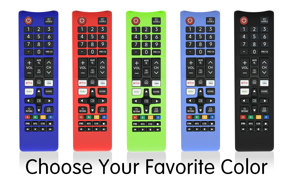 Amazon.com: 2 Pcs Silicone Cover for Samsung Remote, Alquar Protective ...