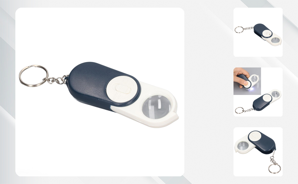 Amazon | Ongwan 携帯用拡大鏡 10倍拡大 虫眼鏡 ポータブル ルーペ ポケット 拡大鏡 二重層レンズ 折りたたみ LEDライト付き | 拡大鏡・ルーペ | 文房具・オフィス用品