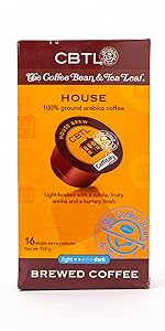 Amazon.com : CBTL Italian Espresso Capsules By The Coffee Bean & Tea Leaf, 10-Count Box (Pack of ...