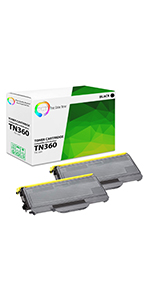 Amazon.com: TCT Premium Compatible Toner Cartridge Replacement for Brother TN-360 TN360 Black ...