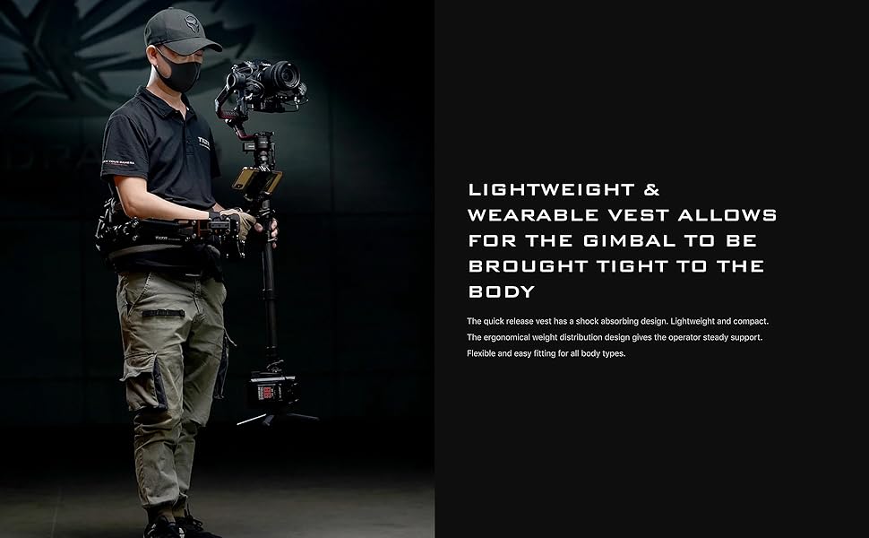 Amazon.com : Tilta Float Handheld Gimbal Support System - V-Mount | GSS ...