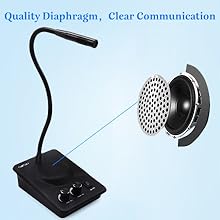 Amazon.com : CallToU Window Speaker Intercom System,Dual Way Anti-Interference ...