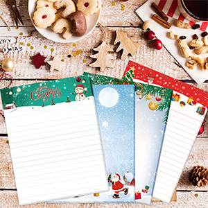 Amazon.com : Fancy Land 4 Christmas Notepads Holiday Notepads for ...