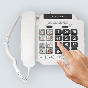 ClearSounds CSC500 Amplified Landline Phone with Speakerphone and Photo Frame Buttons - Up to ...