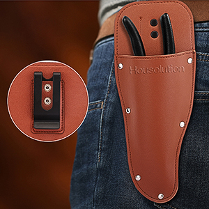 Amazon.com : Housolution Garden Pruner Sheath, Pruner Tool Holster, Premium PU Leather Holster ...