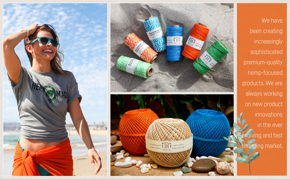 Amazon.com: Hemptique 100% Natural Hemp Cord Spool Value Pack – 205ft ...