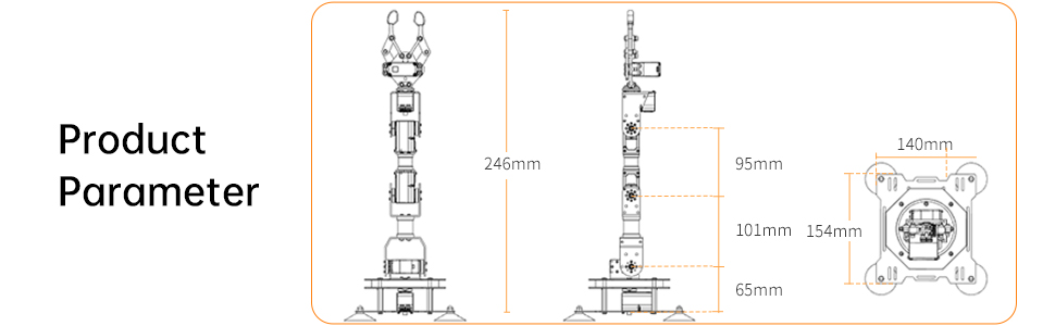 LewanSoul Hiwonder-xArm1S - Brazo robótico de computadora de ...