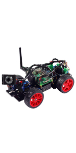 Amazon.com: SunFounder Smart Video Car Kit V2.0 PiCar-V Robot Kit ...