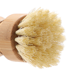 Amazon.com: SUBEKYU Bubble Up Bamboo Dish Brush Set with Soap Holder ...