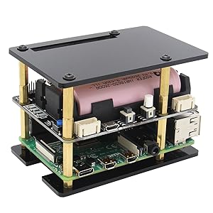 Geekworm Raspberry Pi HAT Size Acrylic Case - Protective Enclosure DIY ...