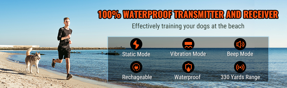 Amazon.com: Petrainer PET616A Waterproof Dog Training Collar with Remote Electric Collar for ...