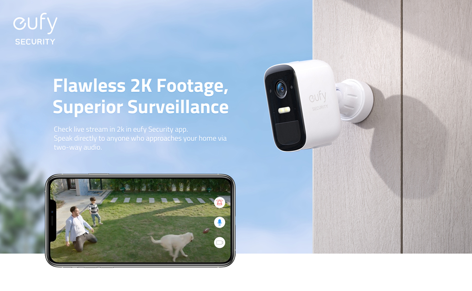 Amazon.com: eufy security, eufyCam 2C Pro - Kit de 4 cámaras, sistema ...