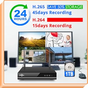 Amazon.com : 【Dual Wi-Fi,2-Way Audio】2K WiFi Security Camera System,3 ...