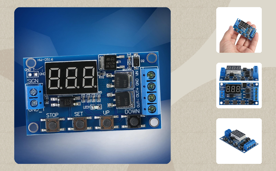 DC 5-36V Dual-MOS Trigger Digital LED Relay Board - Versatile Cycle ...