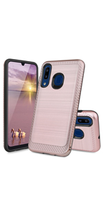 Amazon.com: TJS Phone Case Compatible with Samsung Galaxy A50/Galaxy A30/Galaxy A20, [Tempered ...